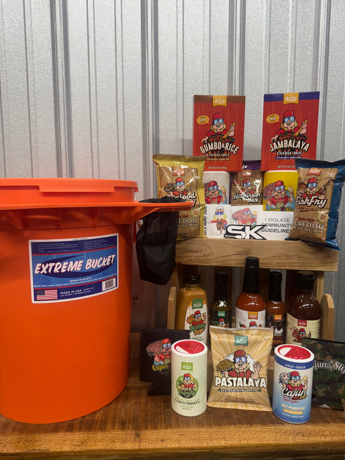 Extreme Bucket Gift Set | Cajun Two Step