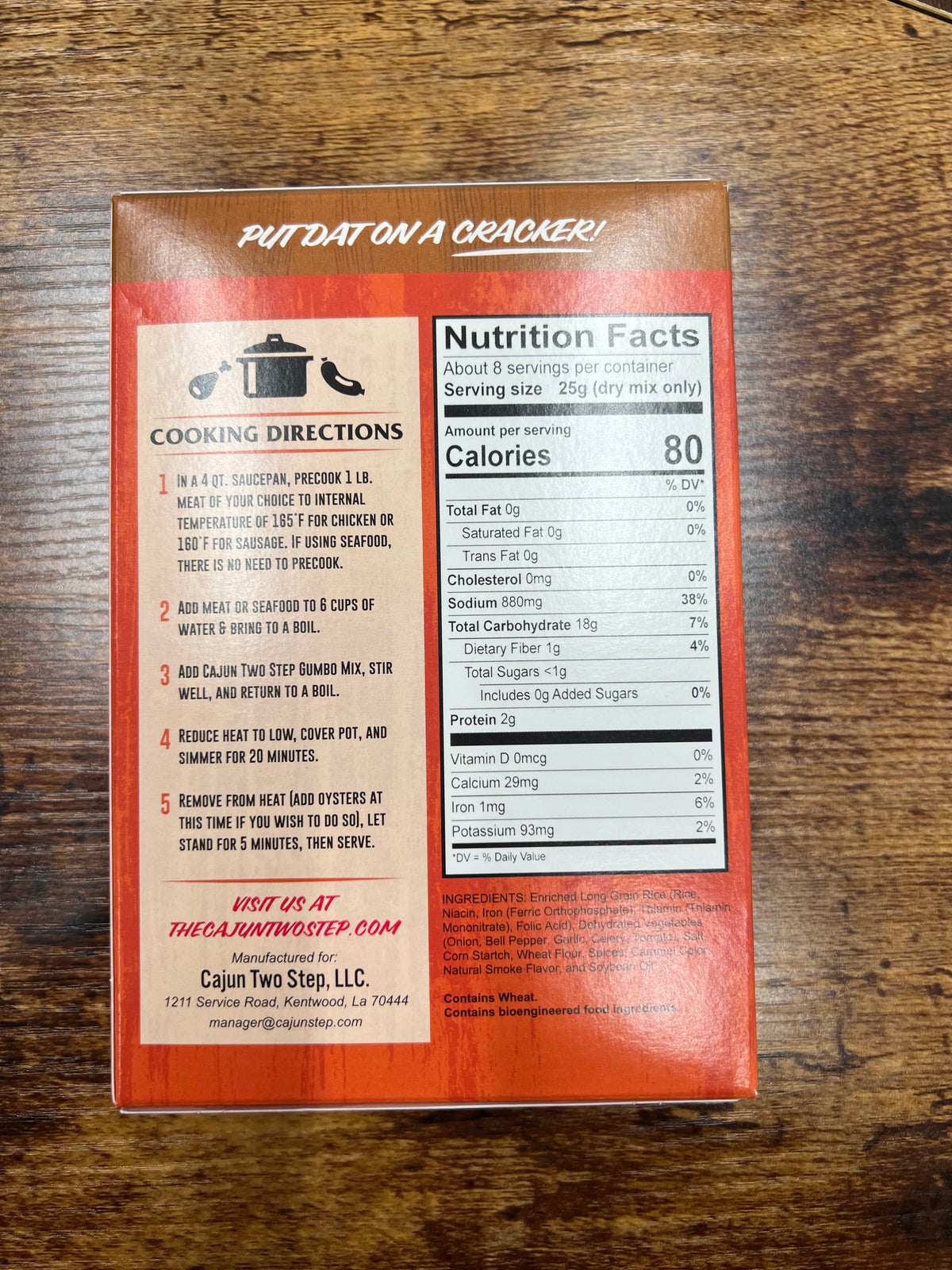 Gumbo Box Dinner | Cajun Two Step